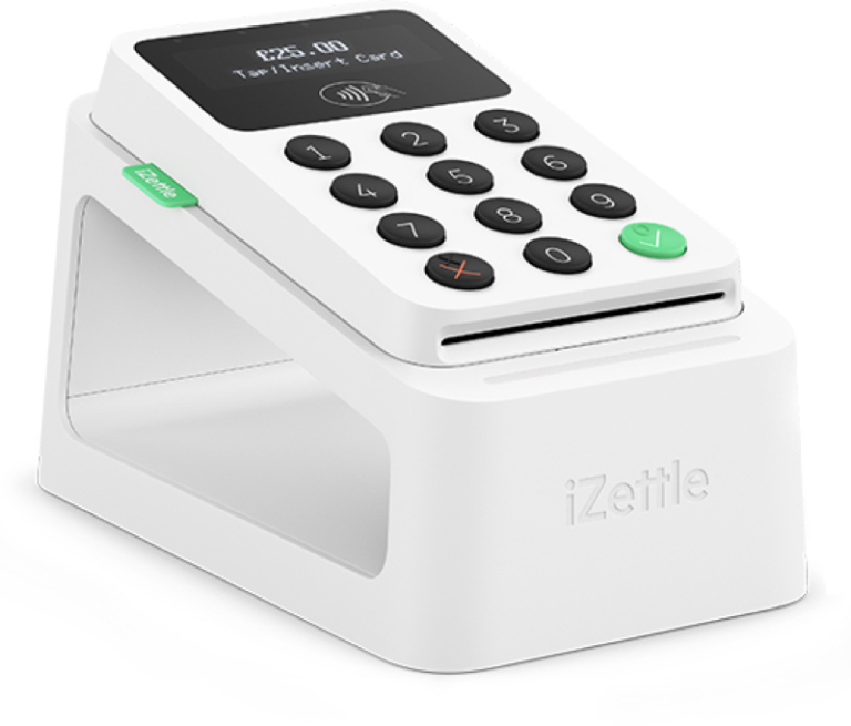 iZettle betalingsterminal med Sofier kassesystem